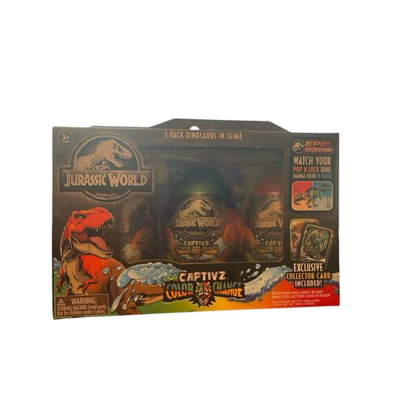 ToyMonster | Toys | Jurassic World Captivz Color Change Eggs 3 Pack ...